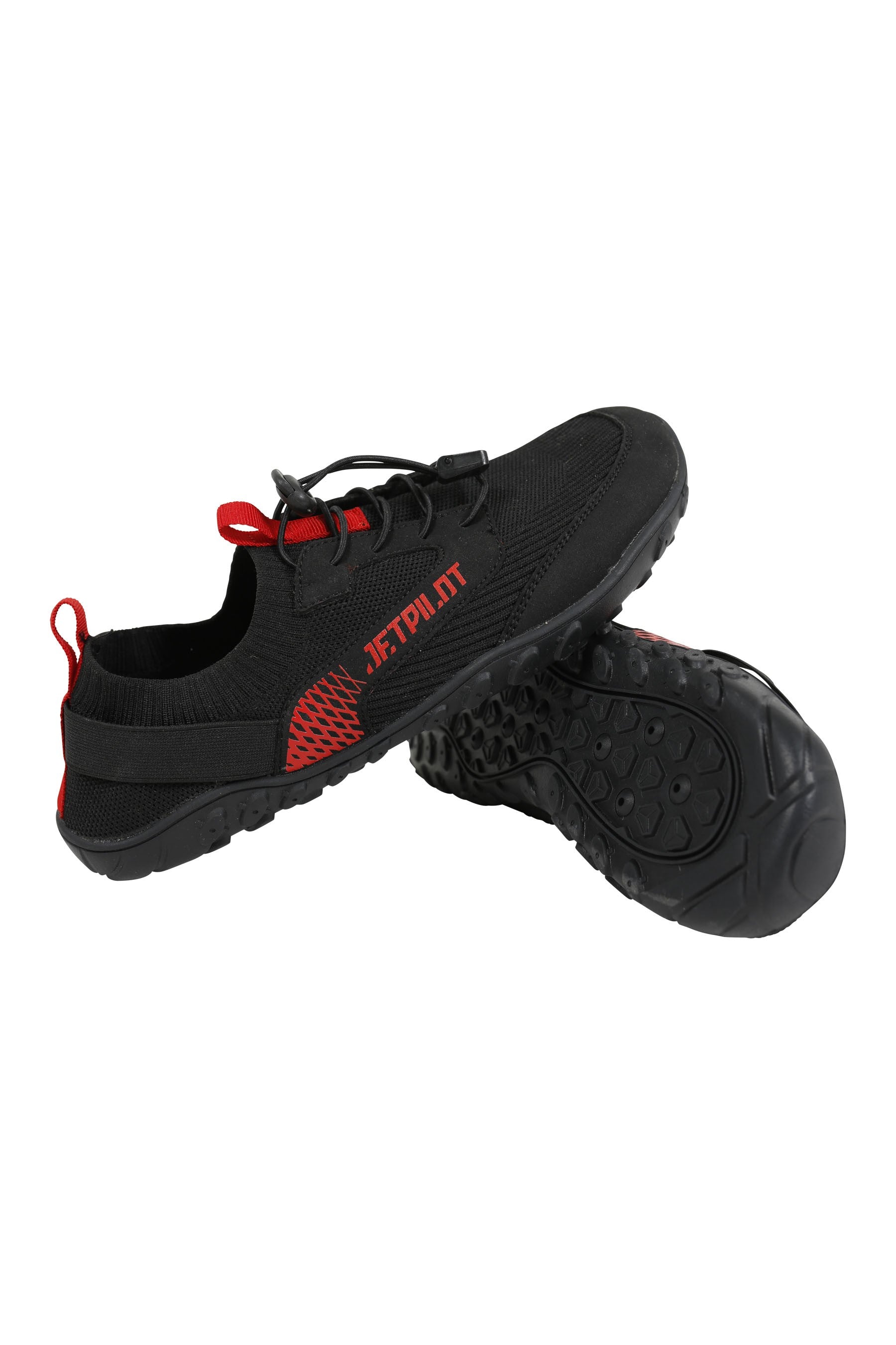 JETPILOT HYBRID HYDRO SHOE- Black/Red – Jetpilot Thailand